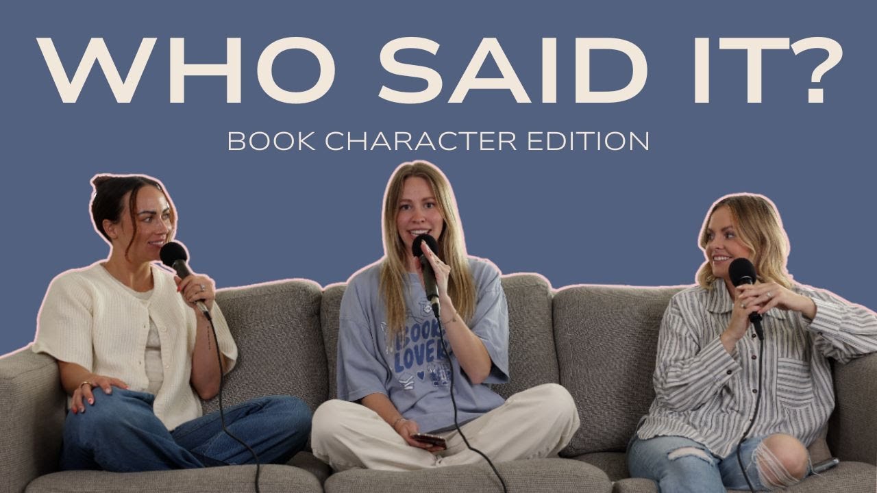 Who Said It? Book Character Edition - YouTube