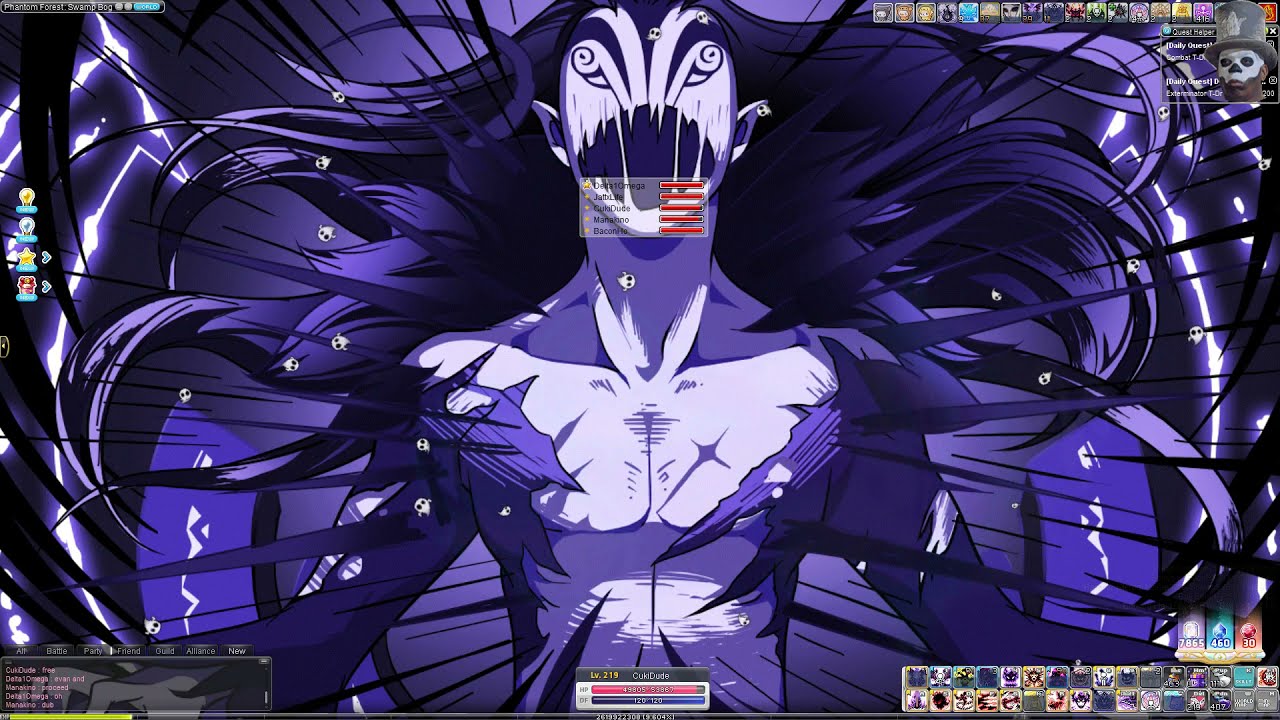 MapleStory - Phantom Forest Bosses: Phantom of Naricain, Killian & LeFay, & Large Phantom Tree ...