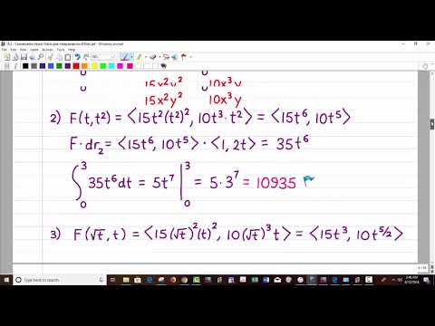 MATH 2415 - Conservative Vector Fields and Independence of Path - YouTube