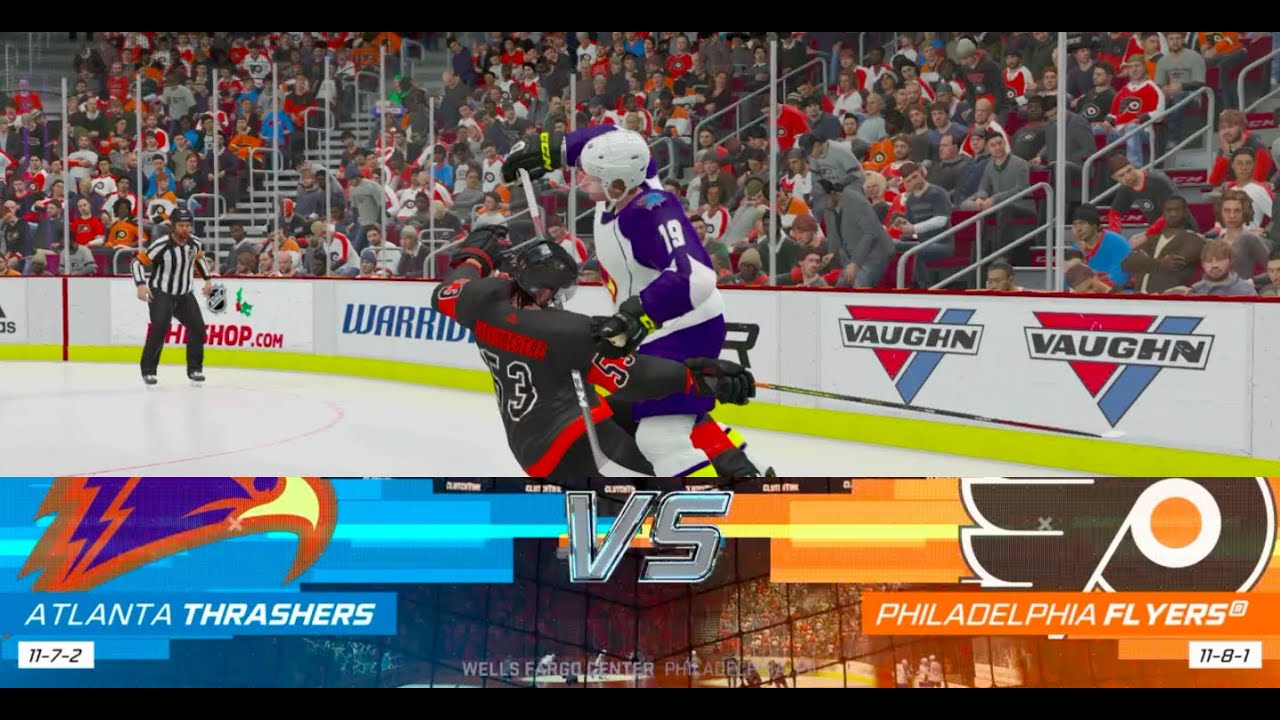 NHL 20 Atlanta Thrashers Franchise- Staying on the Road at Philadelphia ...