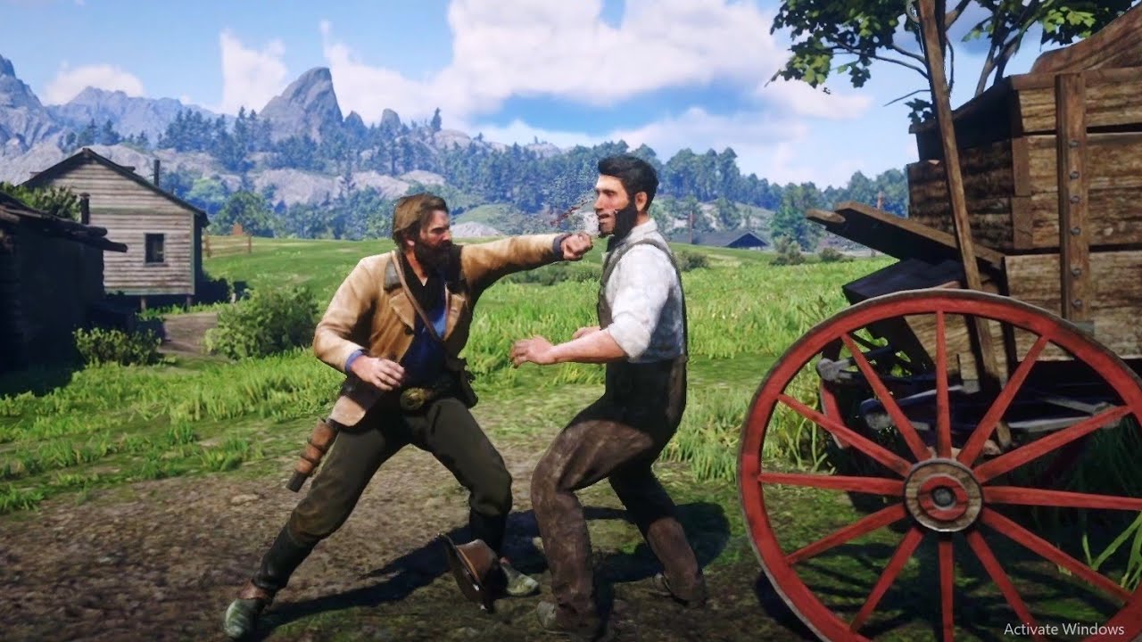 Brutal Hand-to-Hand Combat | Red Dead Redemption 2 - YouTube