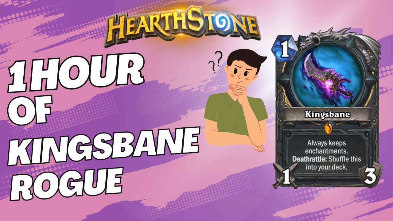 Kingsbane Rogue 1 Hour Gameplay | Wild Hearthstone - Festival of ...