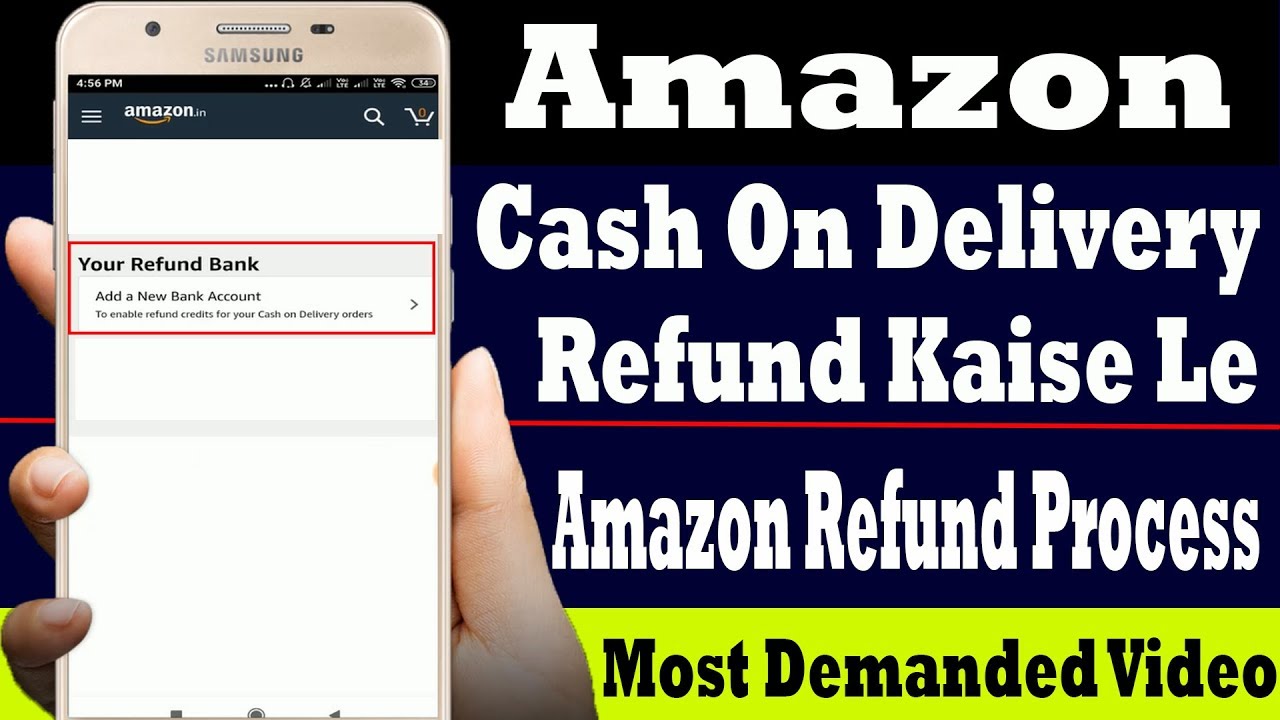 Amazon Refund Process - Amazon cash on delivery refund kaise le - YouTube