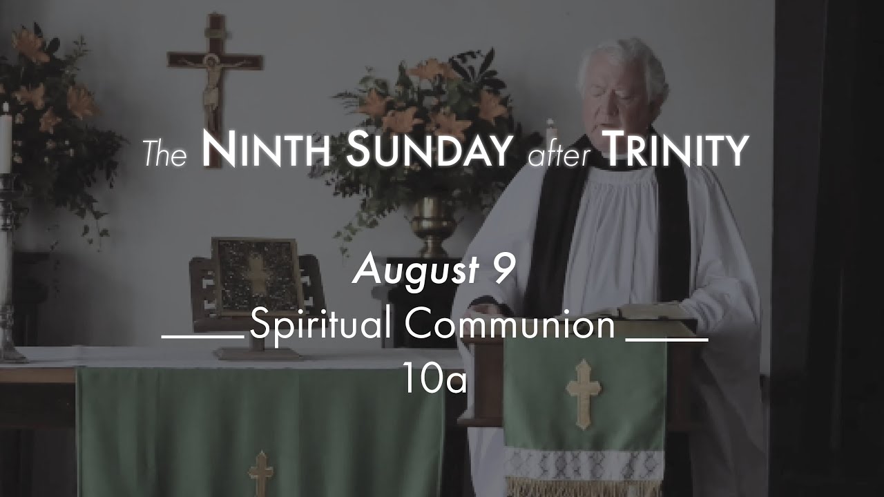 Ninth Sunday After Trinity - YouTube