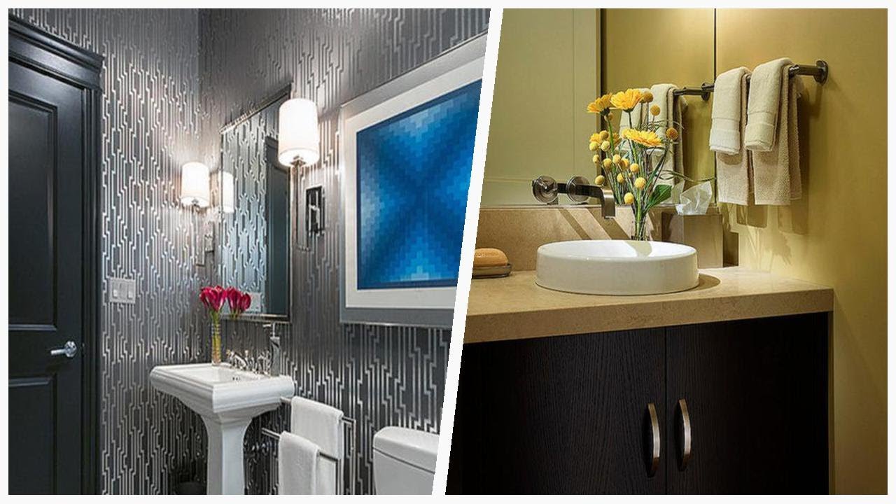 75 Black Powder Room With A Two-piece Toilet Design Ideas You'll Love 💎 ...