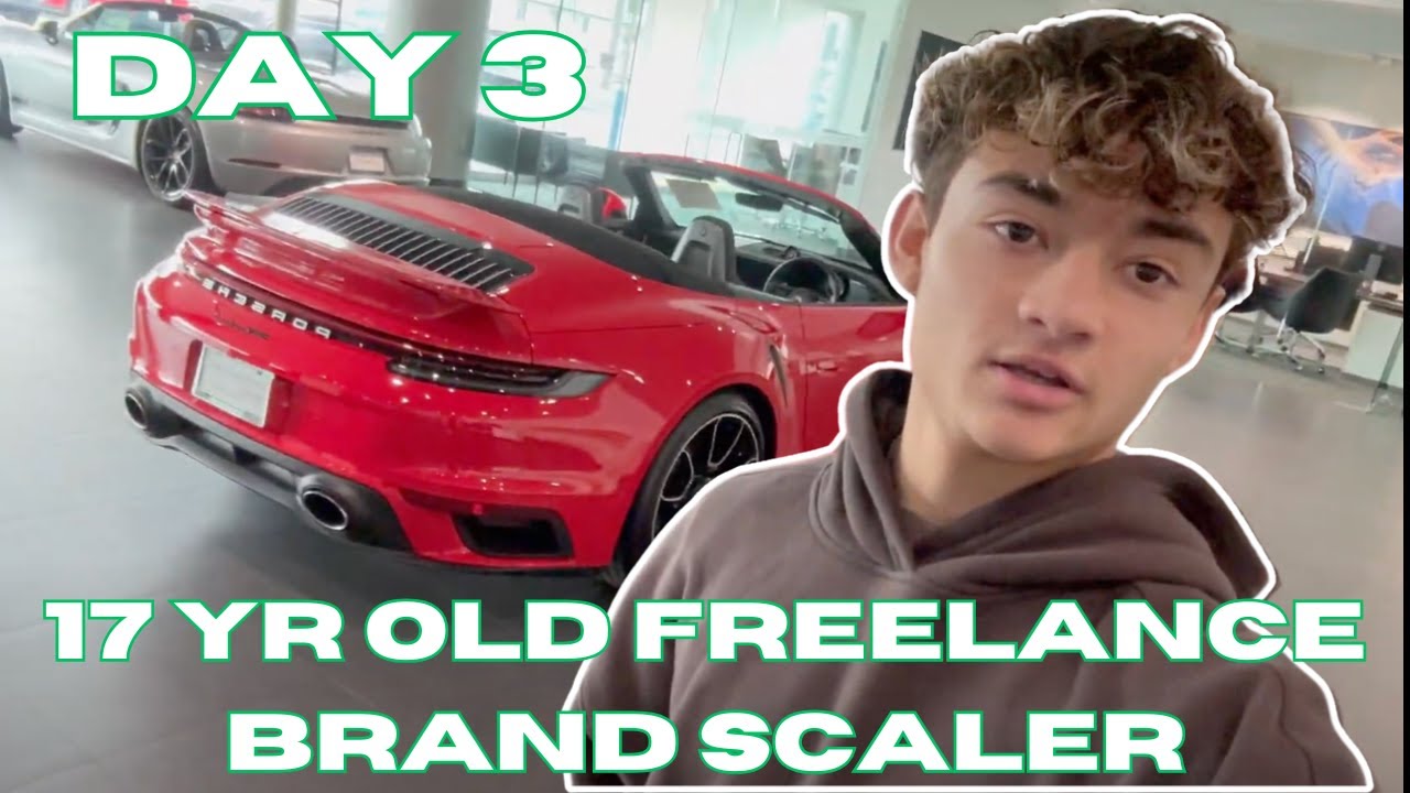 17 year old Freelance Brand Scaler Day 3 l Car Shopping l - YouTube