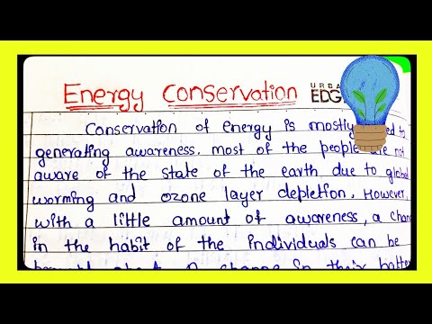 Energy conservation essay in english | Essay on energy conservation ...