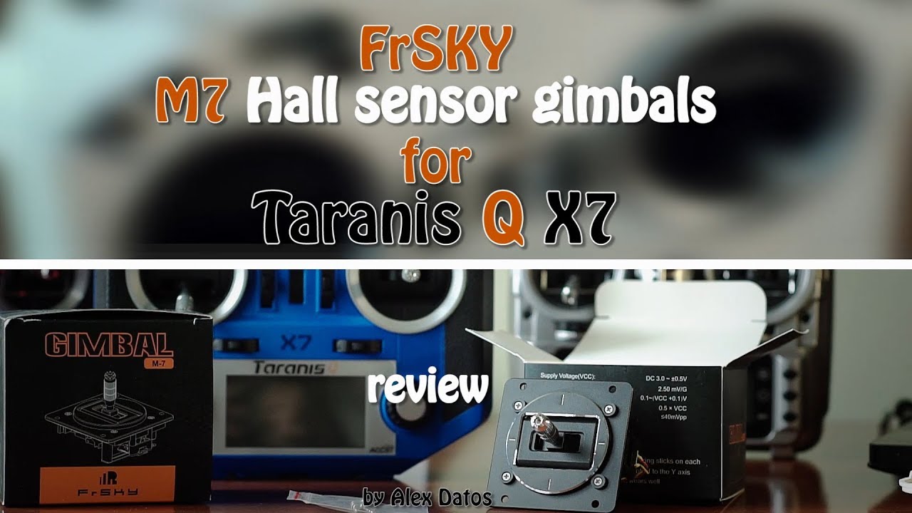 FrSKY M7 magnetic Hall sensor gimbal review and installation - YouTube