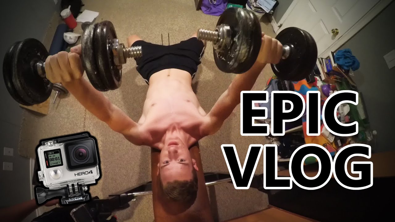 Epic Home Gym Workout Vlog - YouTube