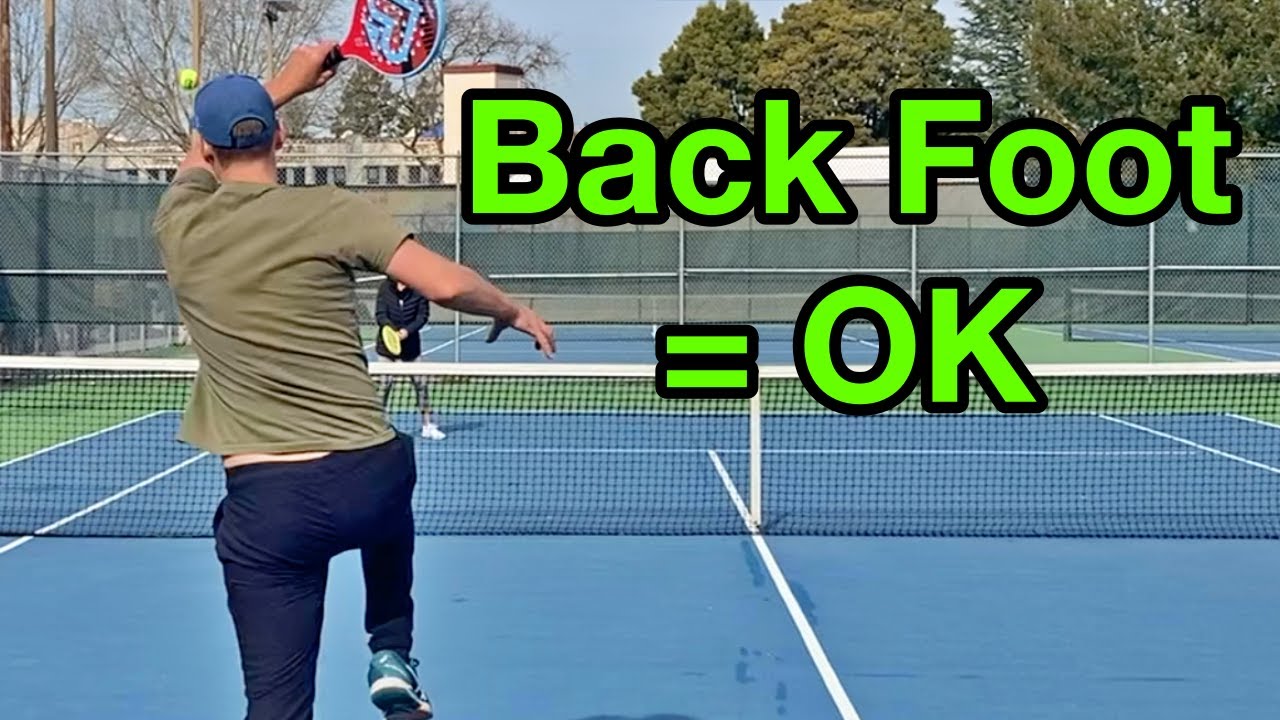 Hitting Off Your Back Foot Is OK (Spec Tennis) - YouTube