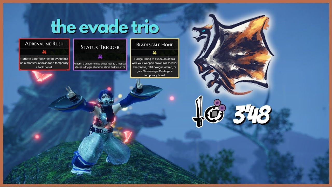 [MHR:Sunbreak] Risen Kushala Daora - 3'48 (Evade SNS) - YouTube