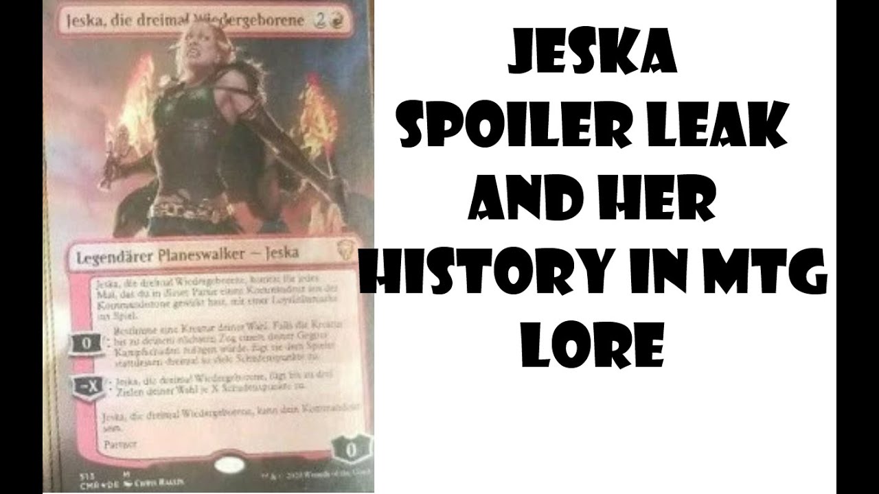 MTG Jeska Spoiler and LORE look what you missed out on - YouTube