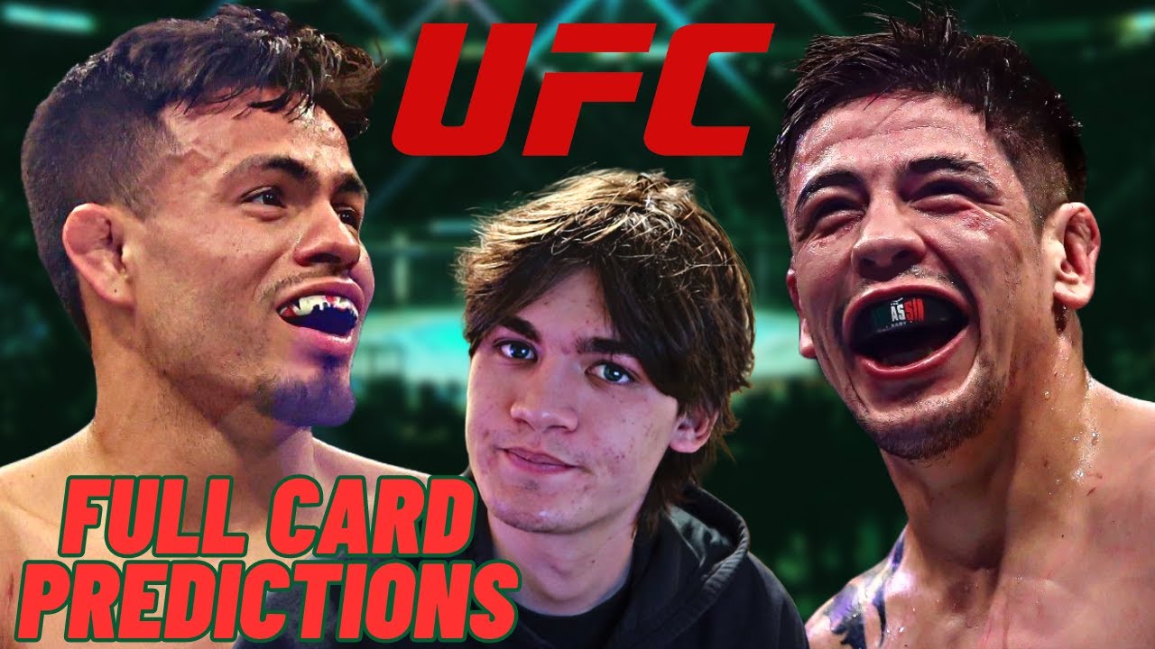 UFC Fight Night Mexico: Moreno vs. Royval 2 Full Card Predictions ...