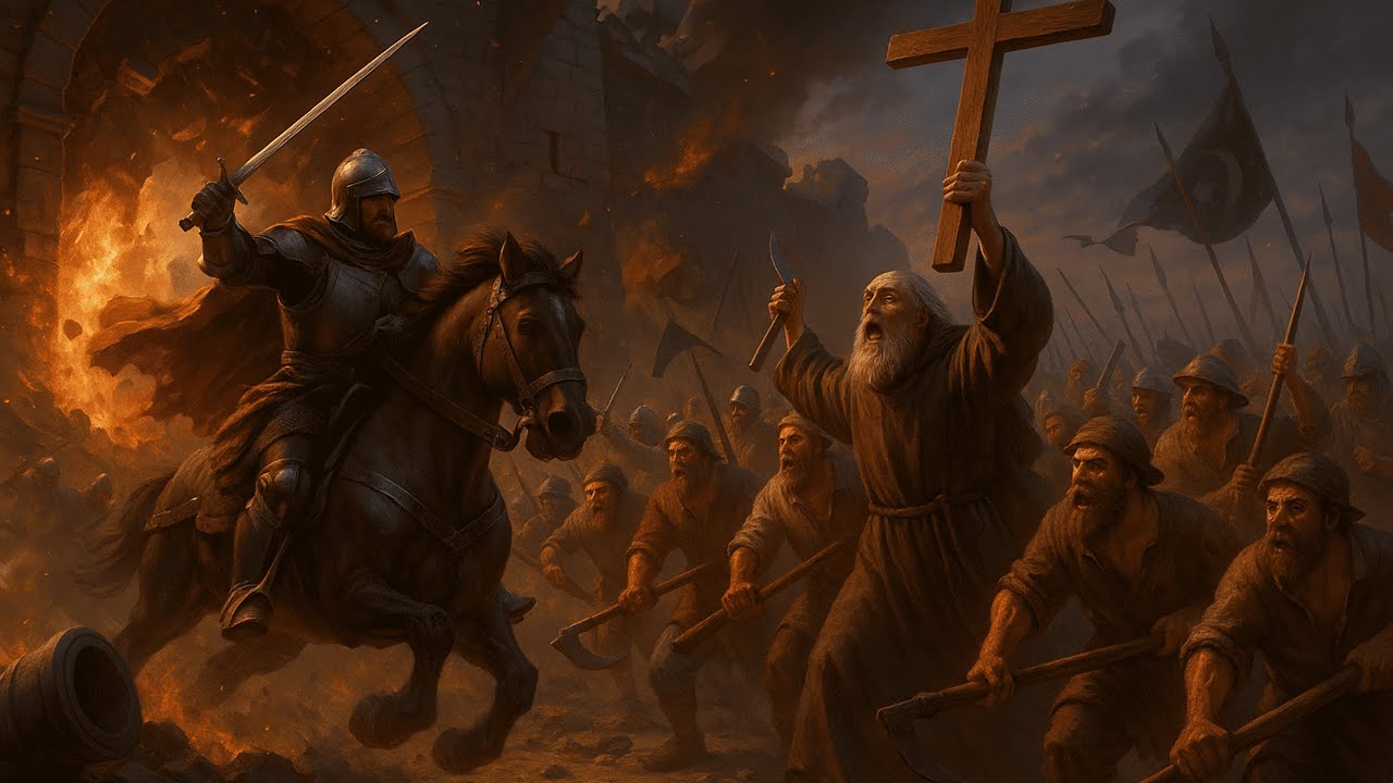 How 3,000 Knights Crushed 60,000 Soldiers Against All Odds - YouTube