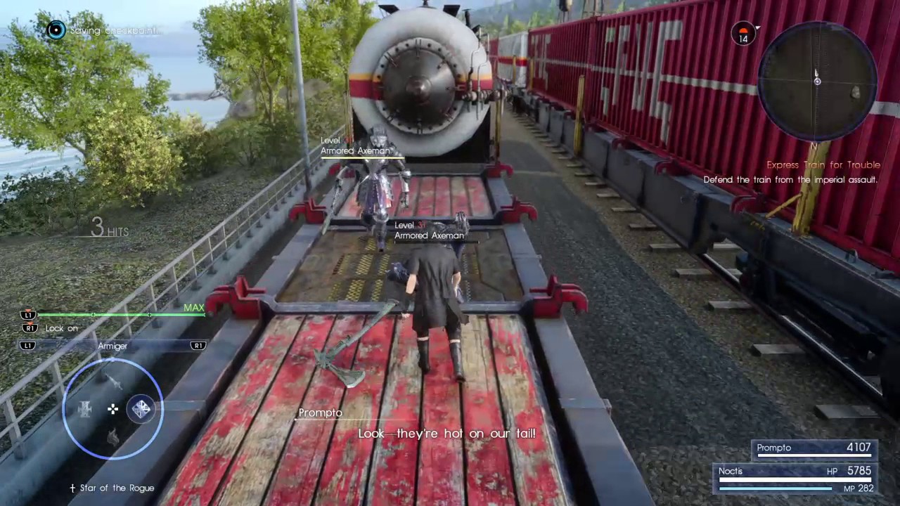 FINAL FANTASY XV: Express Train for trouble - YouTube