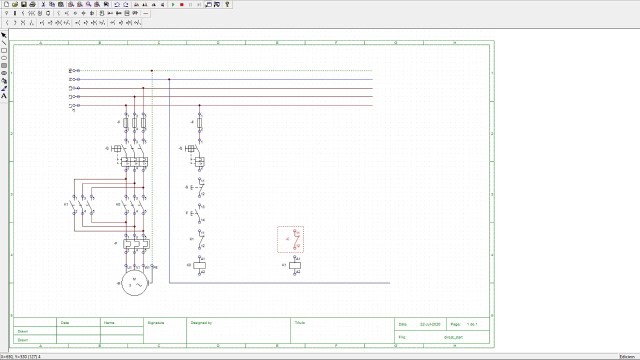 Reverse Forward motor control - CADe SIMu - YouTube