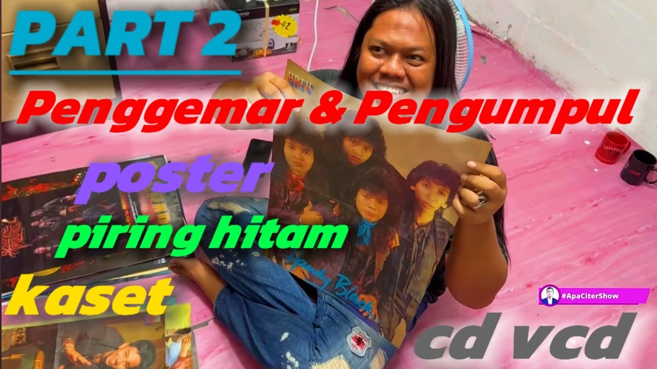 pengumpul kaset cd piring hitam part 2 - YouTube