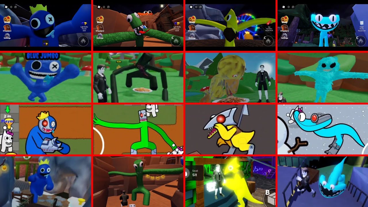 extreme jumpscare rainbow friends 2 plus mod - YouTube