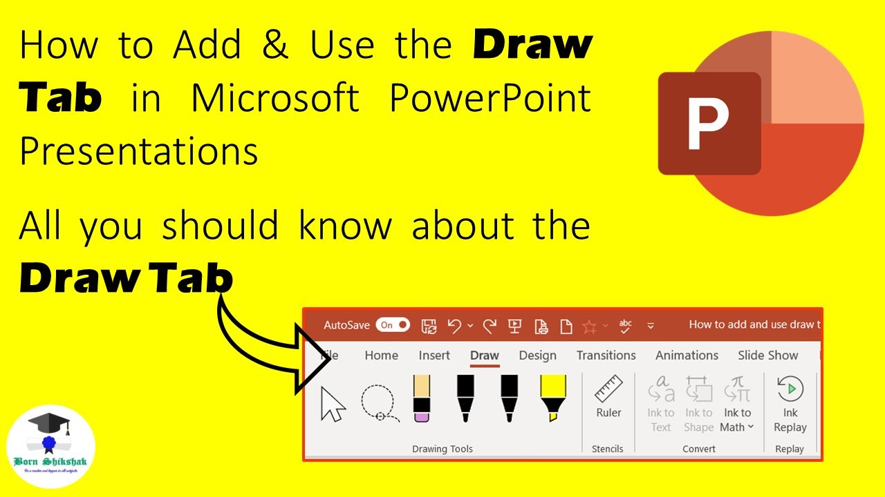 How To Add Use The Draw Tab In Microsoft PowerPoint Presentations how-to-add-use-the-draw-tab-in-microsoft-powerpoint-presentations