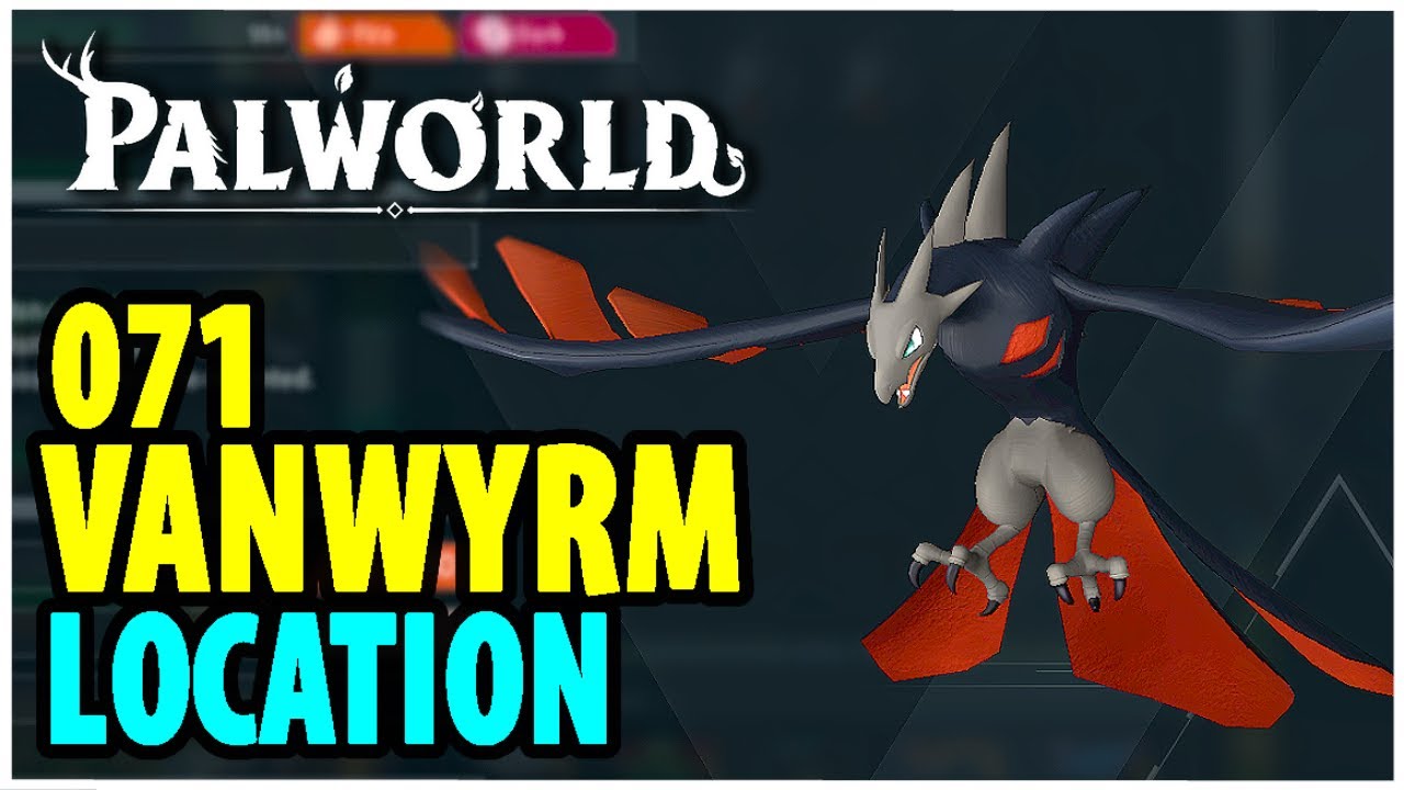 Vanwyrm Location - Paldeck 071 | Palworld - YouTube