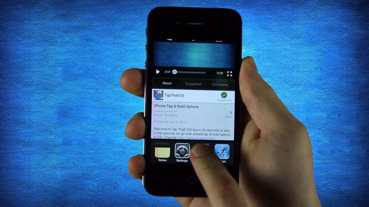 Multitasking Bar on your iPhone - YouTube