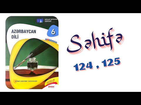 6-cı sinif DİM testi Azərbaycan dili səhifə 124, 125