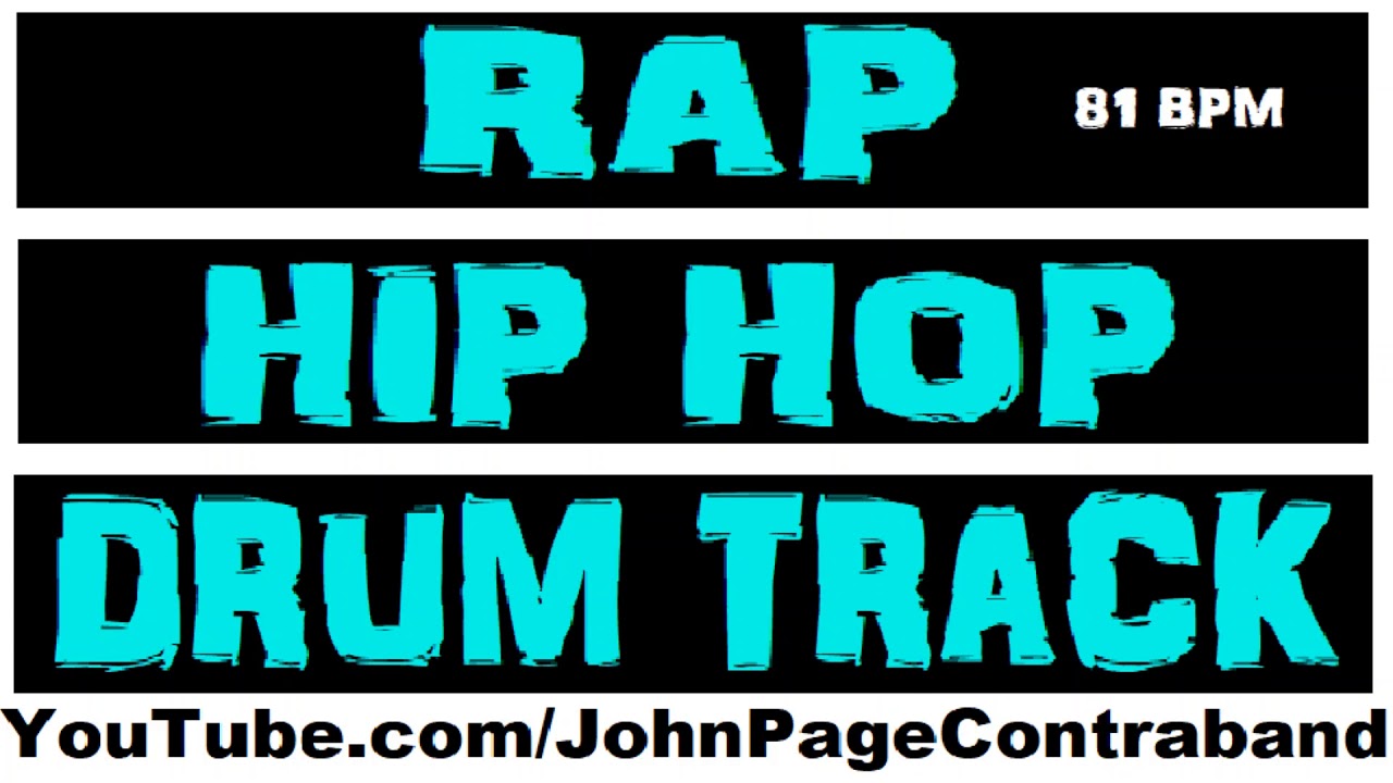 Slow Rap Hip Hop Drum Track 81 bpm Beat Loop - YouTube