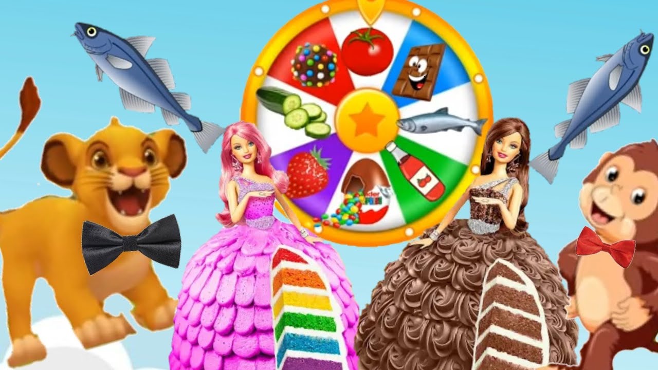 الاسد سيمبا وتحدى تزيين الكيك|قصص أطفال بالعامية|كرتون أطفال حواديت قبل ...