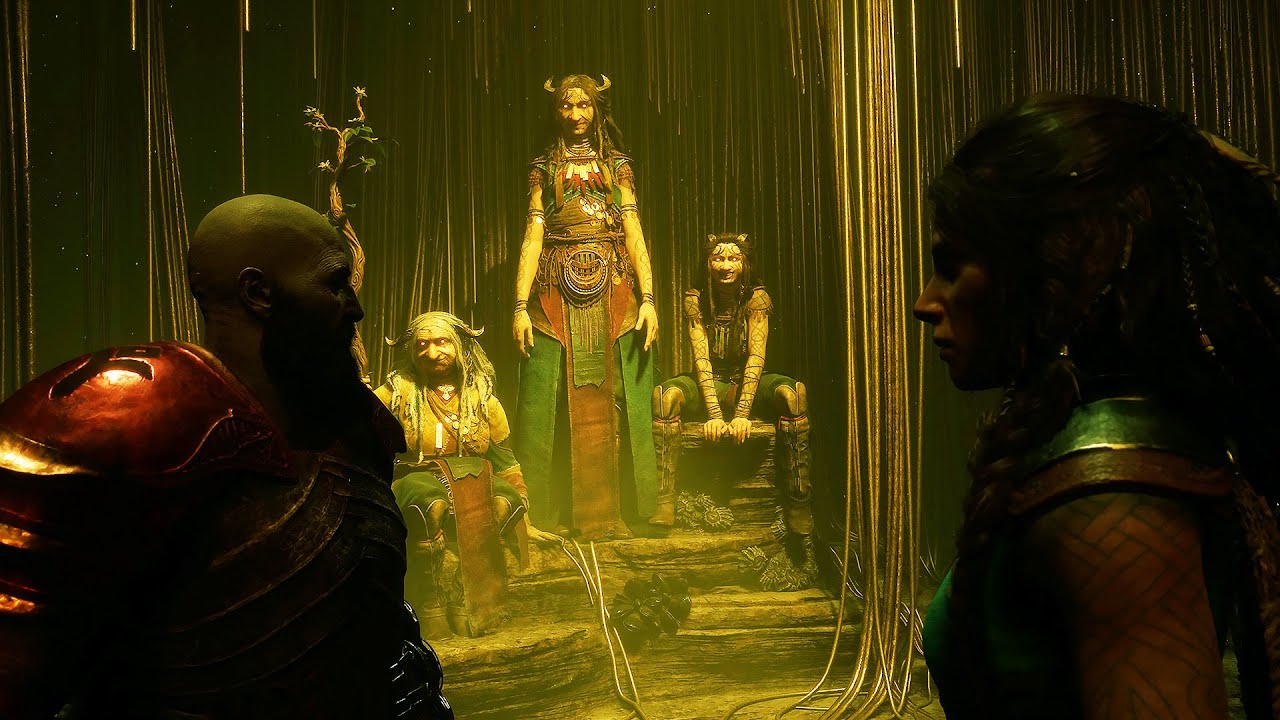 God of War Ragnarok - The Norns of Fate Tell Kratos He Will Bring ...