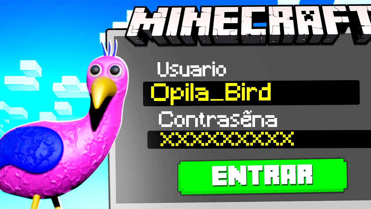 HACKEO LA CUENTA DE MINECRAFT DE OPILA BIRD GARTEN OF BANBAN 😱 - YouTube
