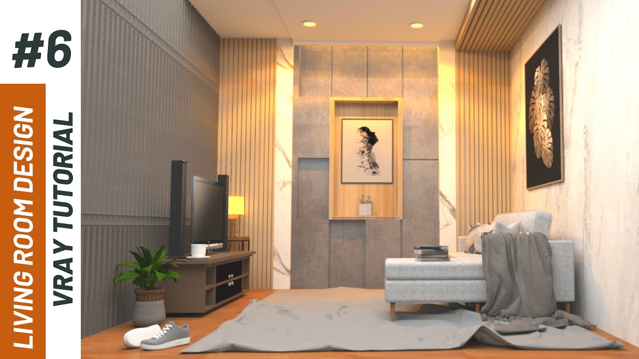 Sketchup Vray Interior | Livingroom Interior | VRAY TUTORIAL #6 - YouTube