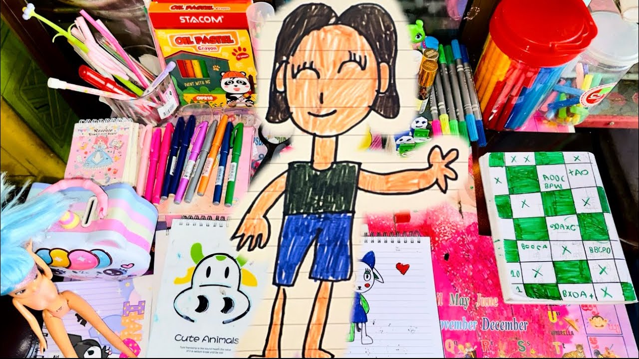 How To Draw Human Cartoon Kids Art Class Draw Beautiful Things About