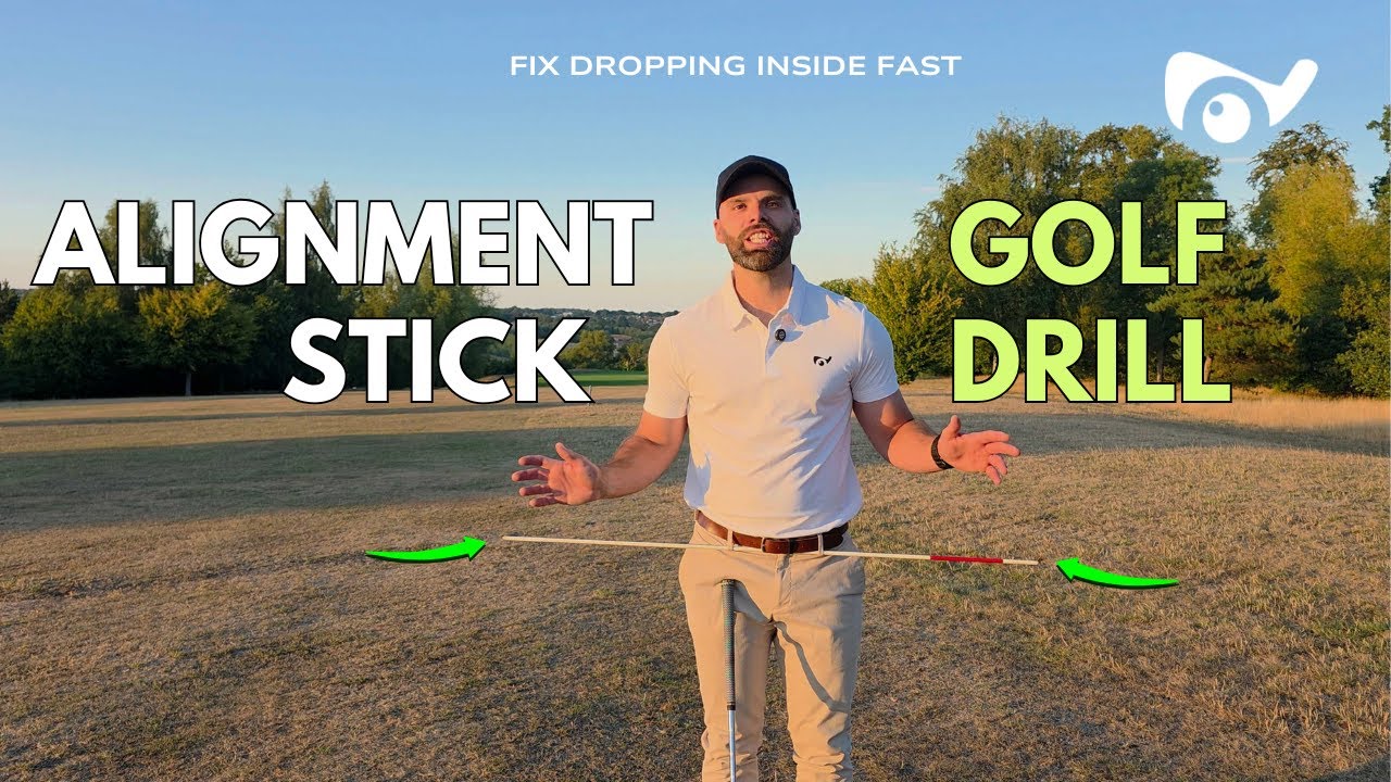 Stop Dropping the Club Inside | Simple Alignment Stick Drill - YouTube