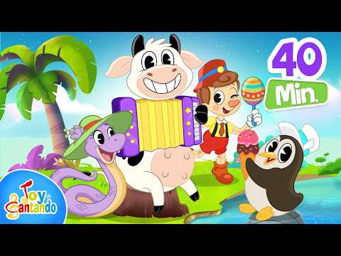 La Vaca Lola, Chuchuwa 🐮✨ Top de Canciones Clásicas Infantiles | Toy Cantando