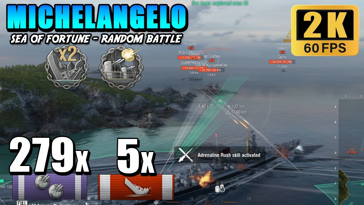 Cruiser Michelangelo - destroyed the enemy team in 6 minutes - YouTube
