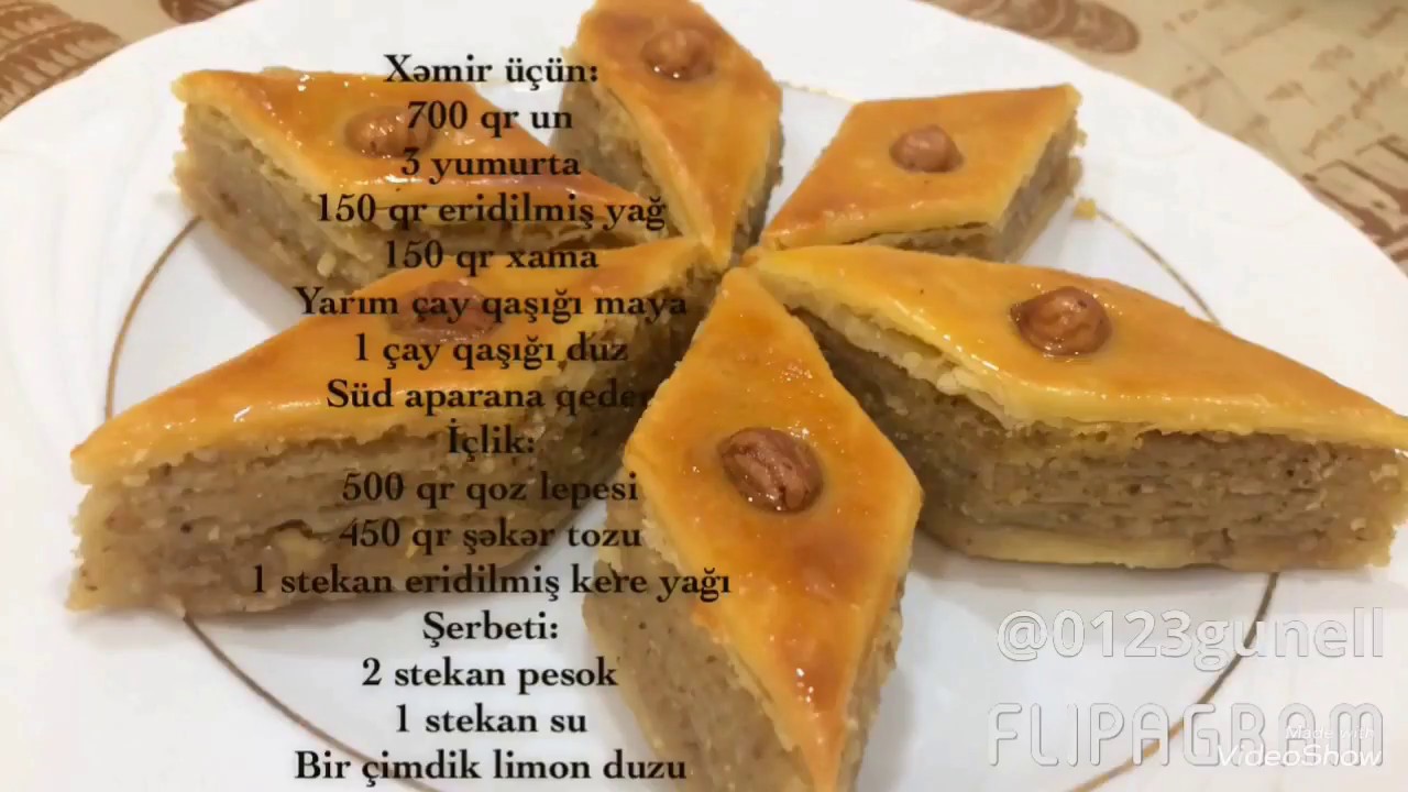 Paxlavanın hazırlanması | Milli metbex | Deqiq ve aydın resept - YouTube