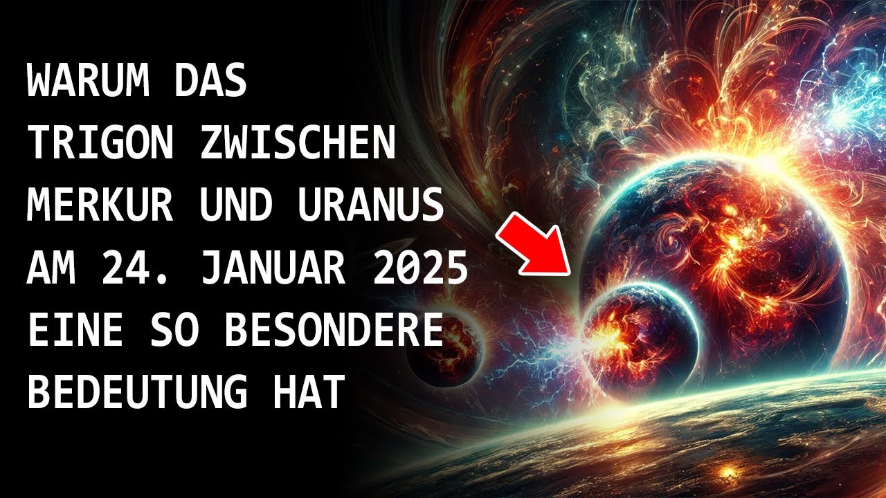 Warum das Trigon zwischen Merkur und Uranus am 24. Januar 2025 eine so ...