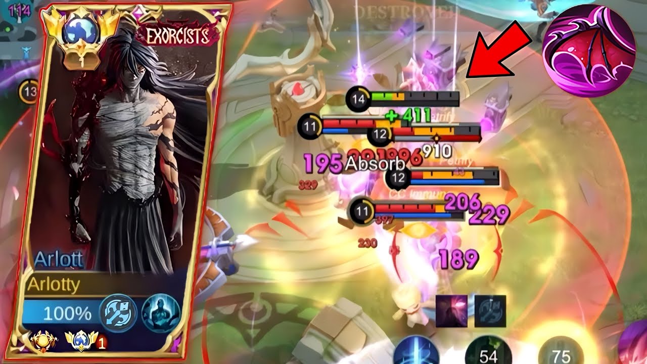 NEW UPDATE PATCH NEW BUILD & EMBLEM ARLOTT - MLBB - YouTube