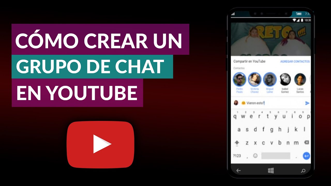 Cómo Crear un GRUPO de CHAT en YouTube - Haz tu Grupo de WhatsApp en ...