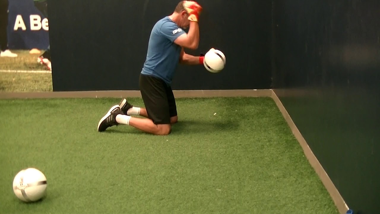 Goalkeeper handling and coordination exercises do it at home - YouTube
