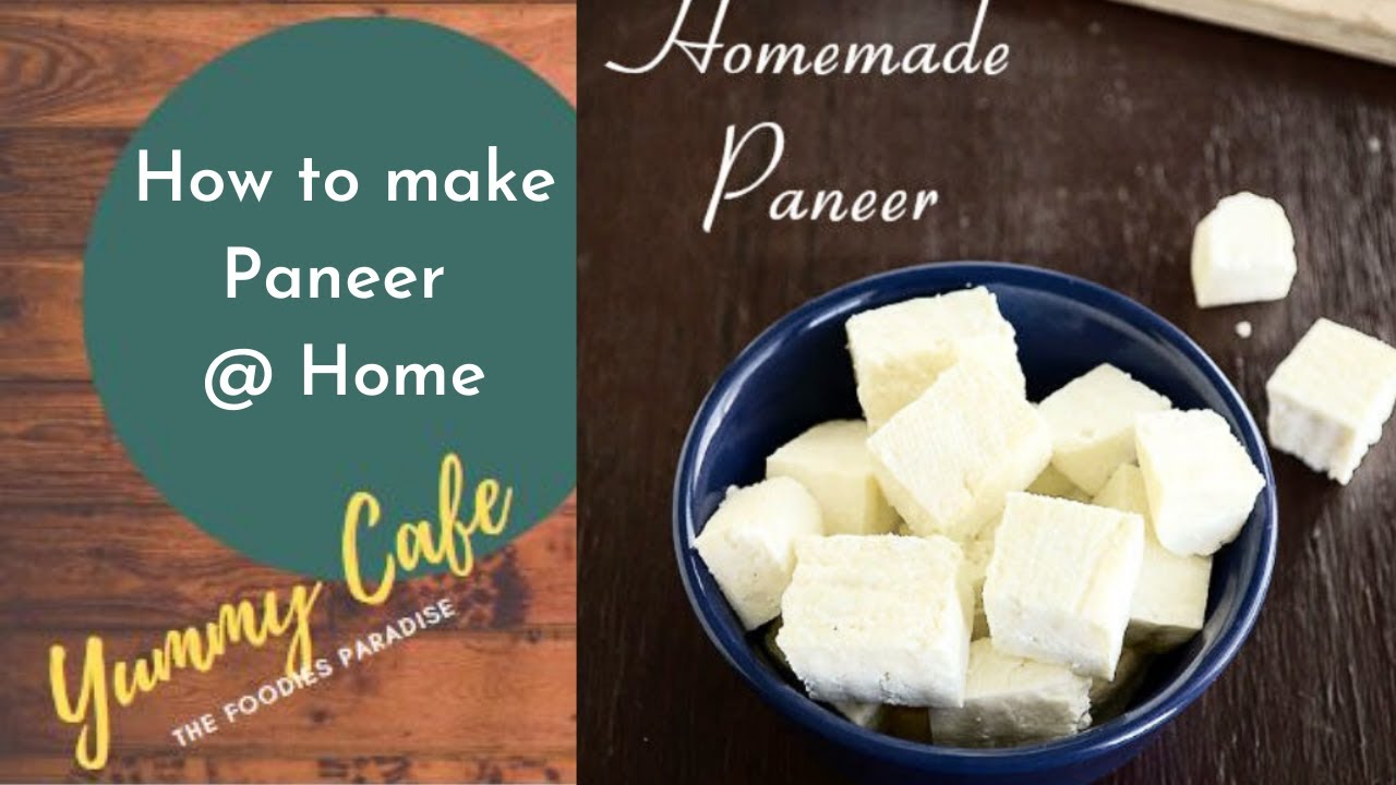 How to make Panner @ home / Panner Indian cheese || Yummy Cafe👩‍🍳 - YouTube