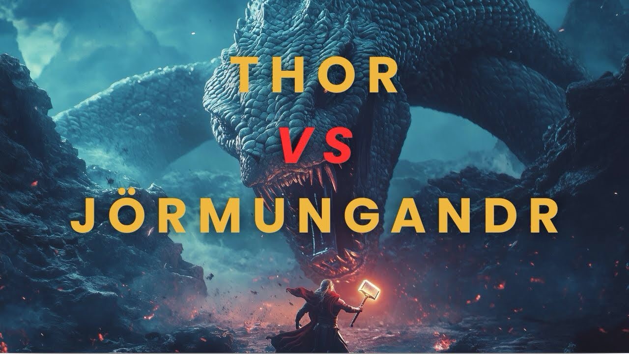 Thor vs Jormungandr: The Epic Battle of Ragnarok | God of Thunder ...