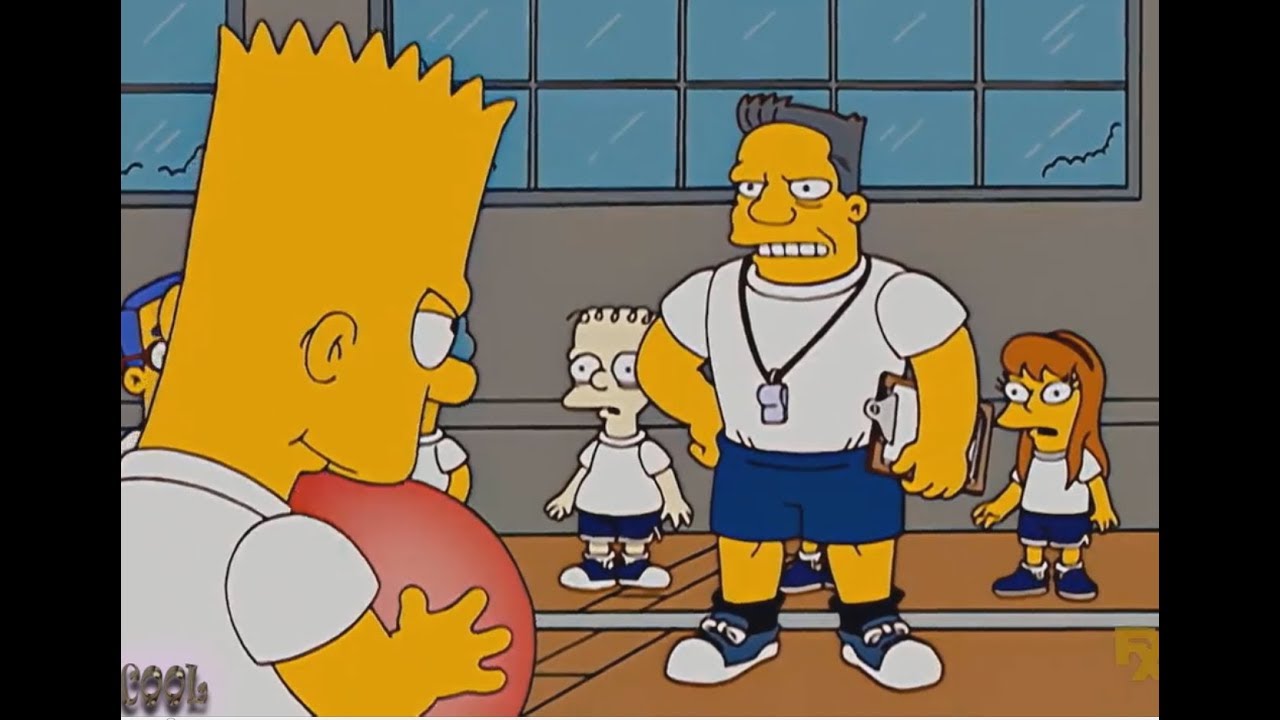 The Simpsons - Bart Attacked The Gym Teacher And The Results ! - YouTube