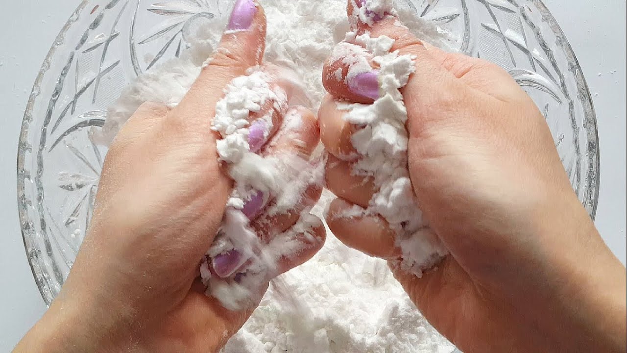 Squeaky cornstarch sounds (with & without gloves/mic) |WATCH IN HD| ig ...