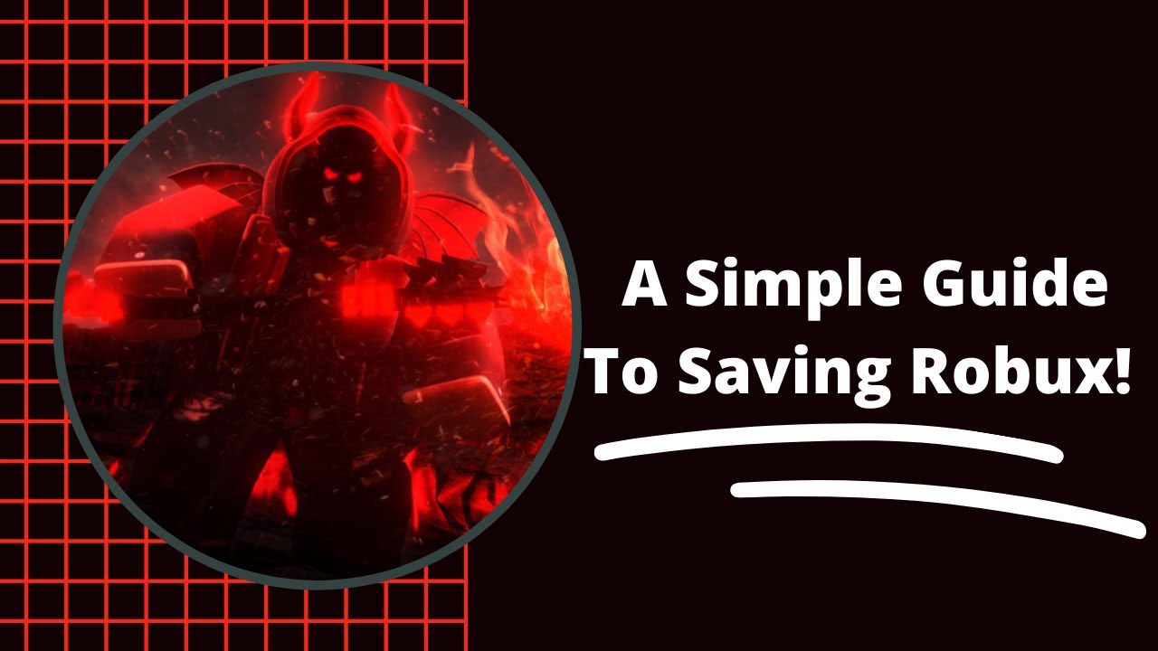 A Simple Guide To Saving Robux! - YouTube