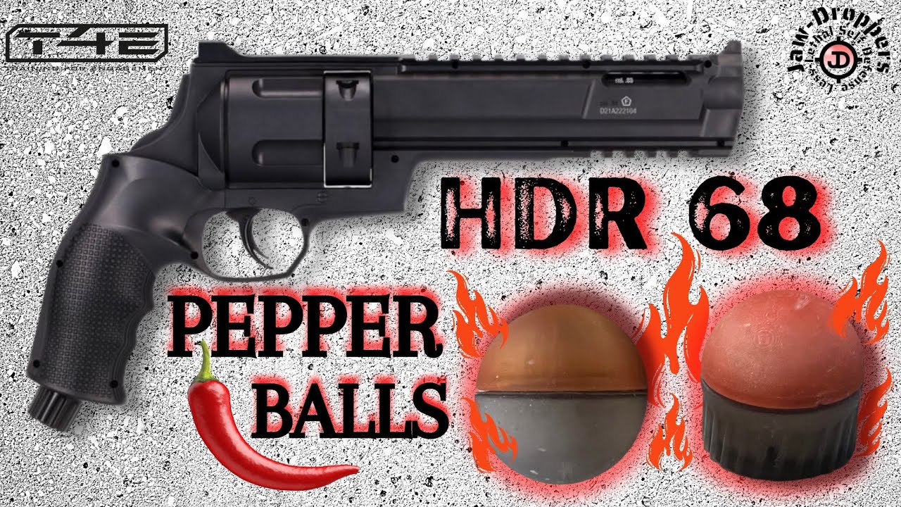 HDR 68 [30 joules] • PEPPER BALLS and other cool slugs - YouTube