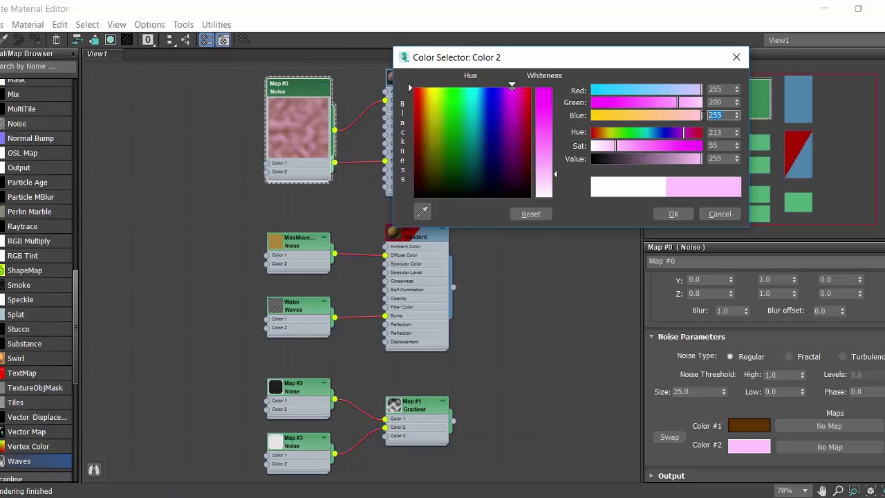 3dsmax Sand Dunes Displace terrain - YouTube