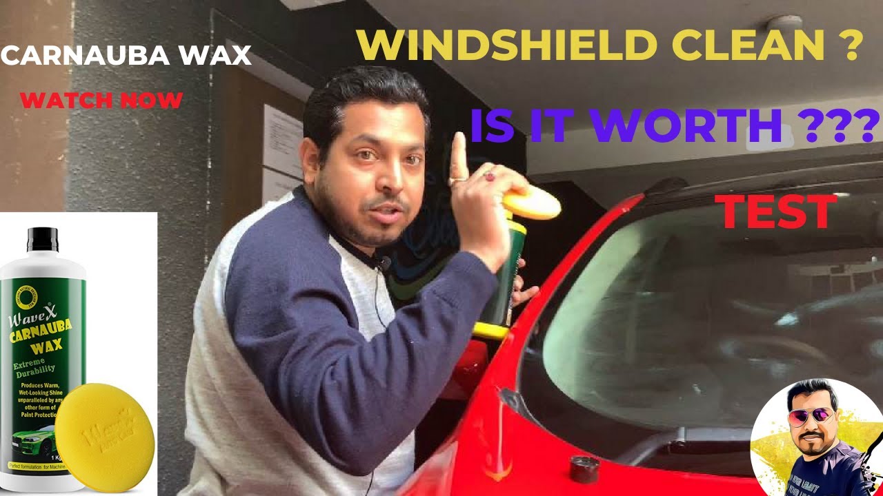 CARNAUBA WAX WINDSHIELD POLISH || IS THIS WORTH BUYING?? || Review ...