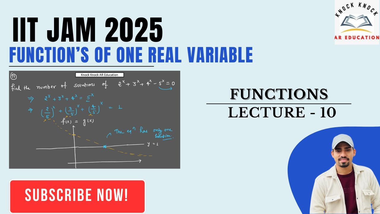 Lecture 10 Functions Functions Of One Real Variable Iitjam2025 9724