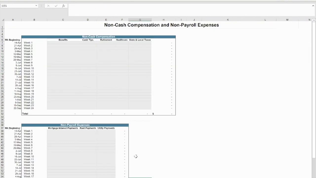 Paycheck Protection Program EZ Loan & Forgiveness Calculator - YouTube